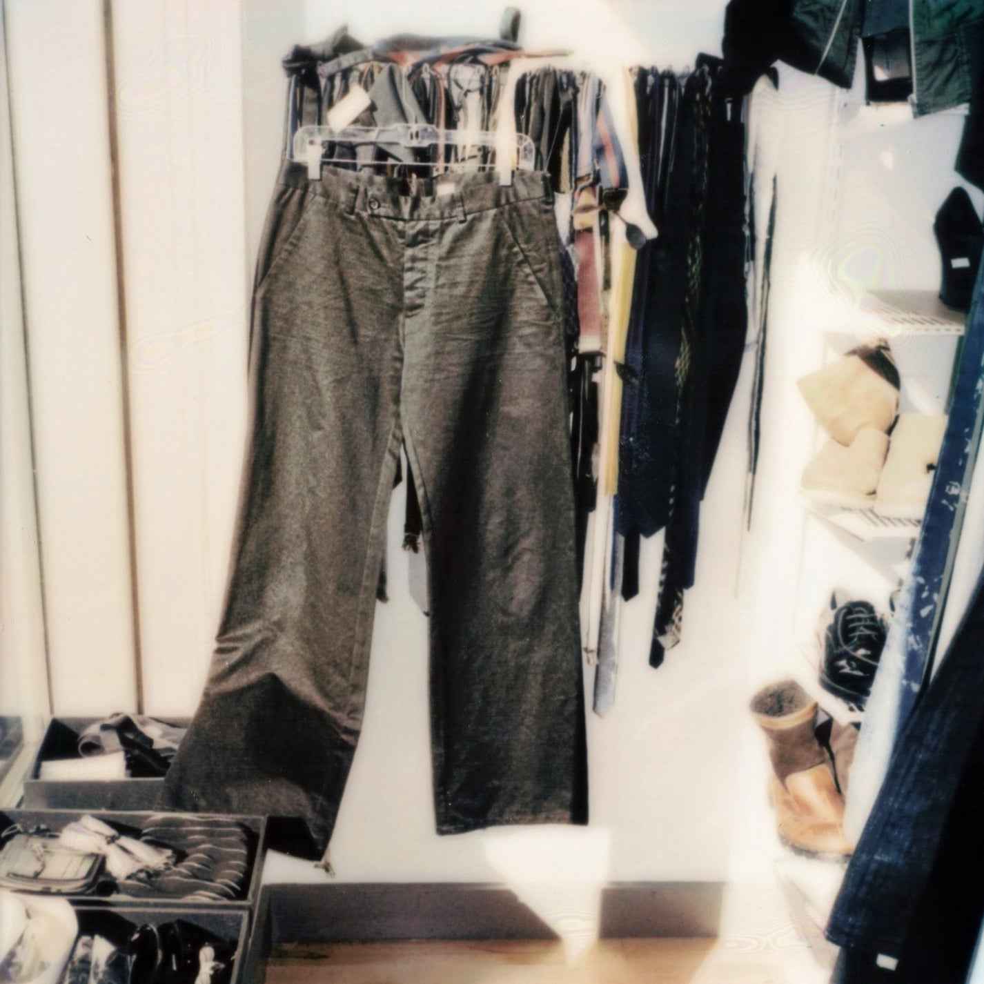 Dior Homme by Hedi Slimane Autumn / Winter 2005 Low Rise Black Pants ...