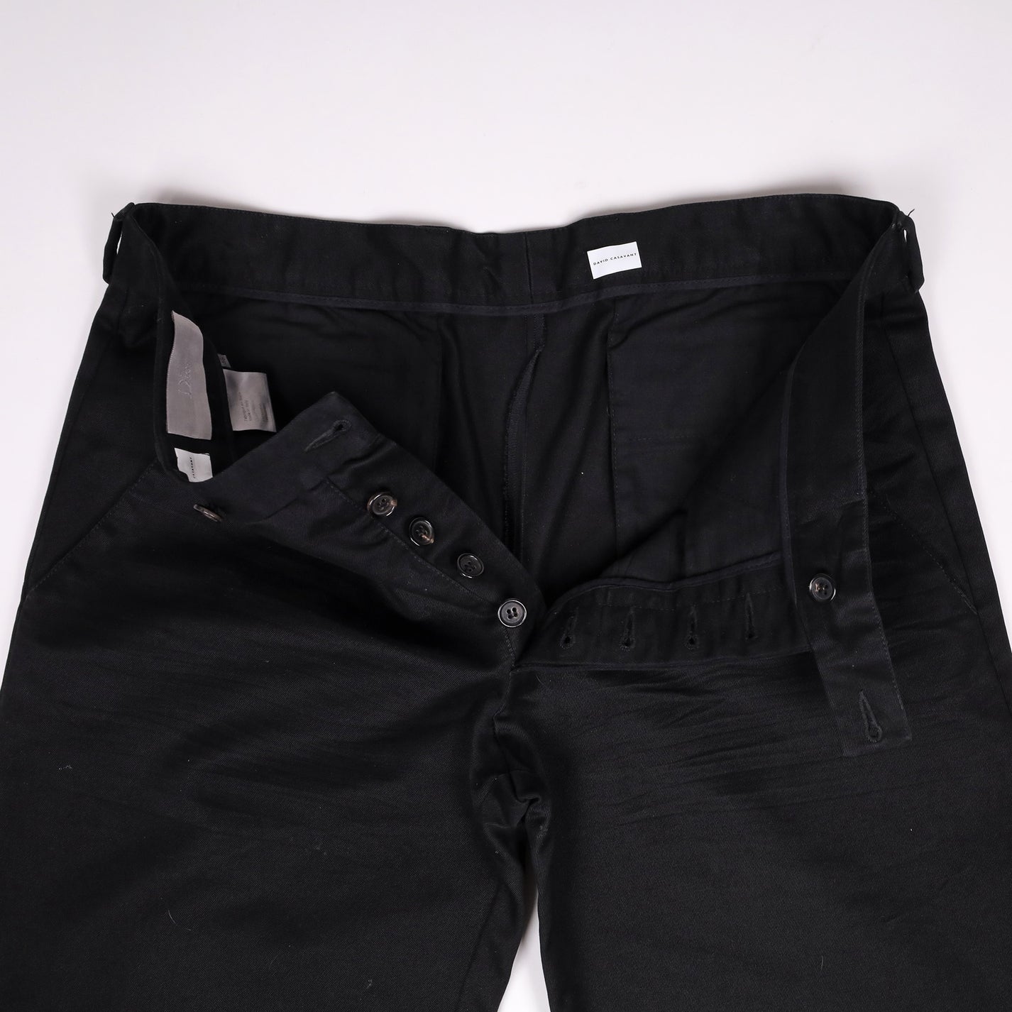 Dior Homme by Hedi Slimane Autumn / Winter 2005 Low Rise Black Pants ...