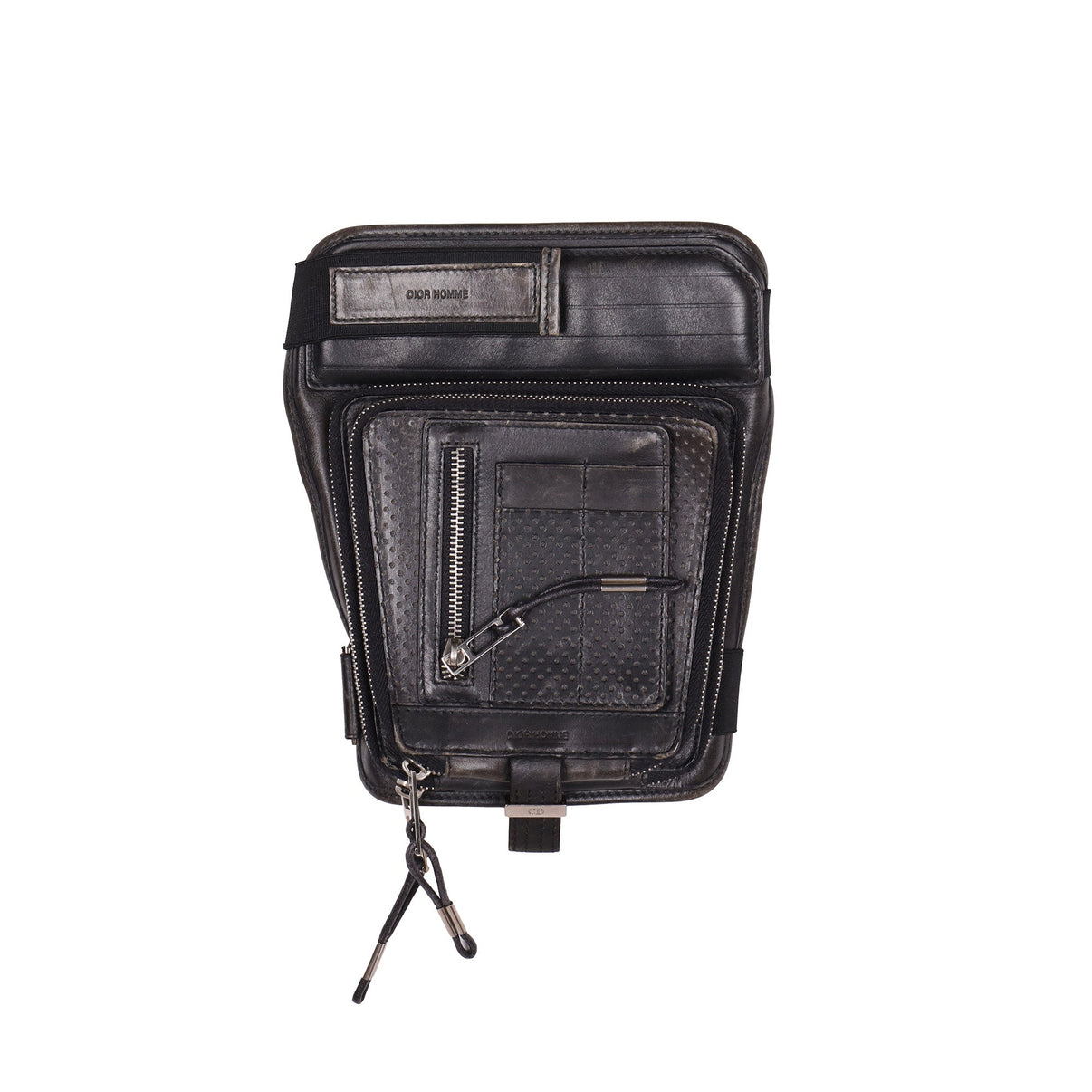 Dior Homme by Hedi Slimane Spring / Summer 2004 Perforated Armband Lea ...
