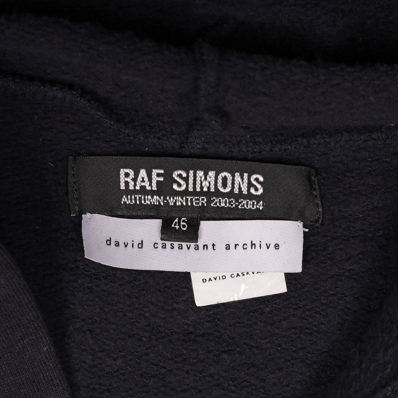 Raf Simons Autumn / Winter 2003 Closer Peter Saville “Technique” Hoodi ...