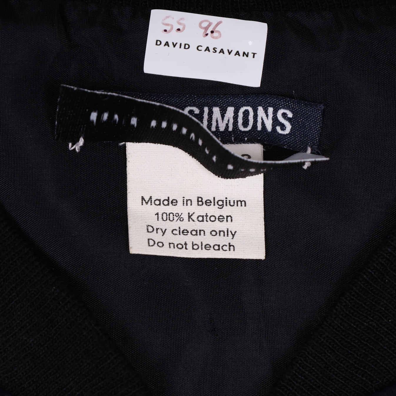 Raf Simons Spring / Summer 1996 Navy Bomber Jacket – david casavant archive