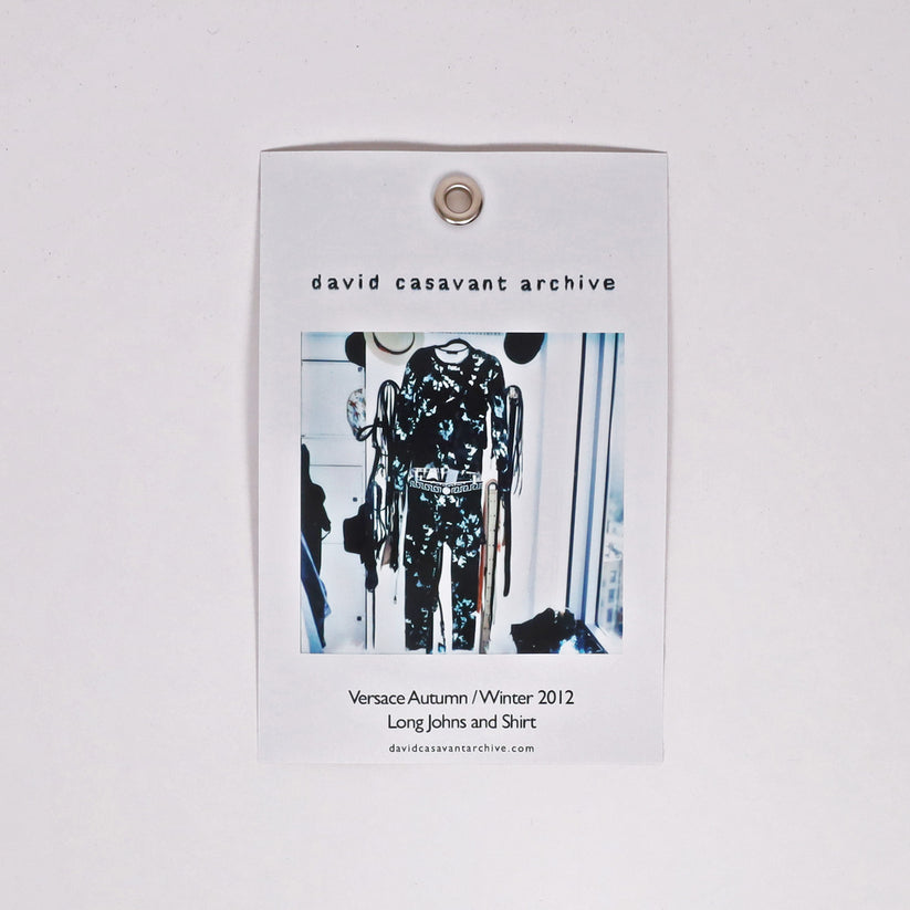 Versace Autumn / Winter 2012 Long Johns and Shirt – david casavant archive
