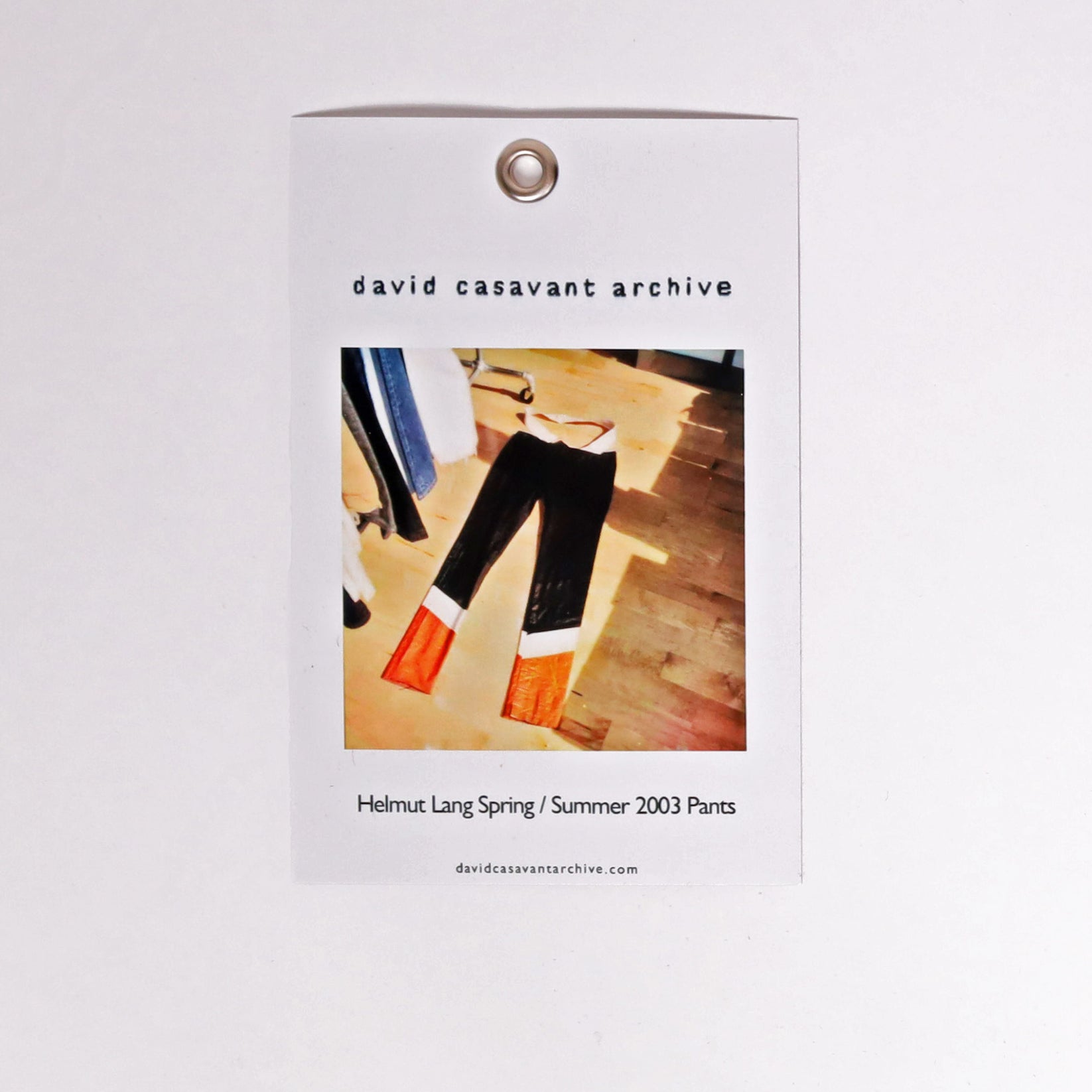 Helmut Lang Spring / Summer 2003 Pants – david casavant archive