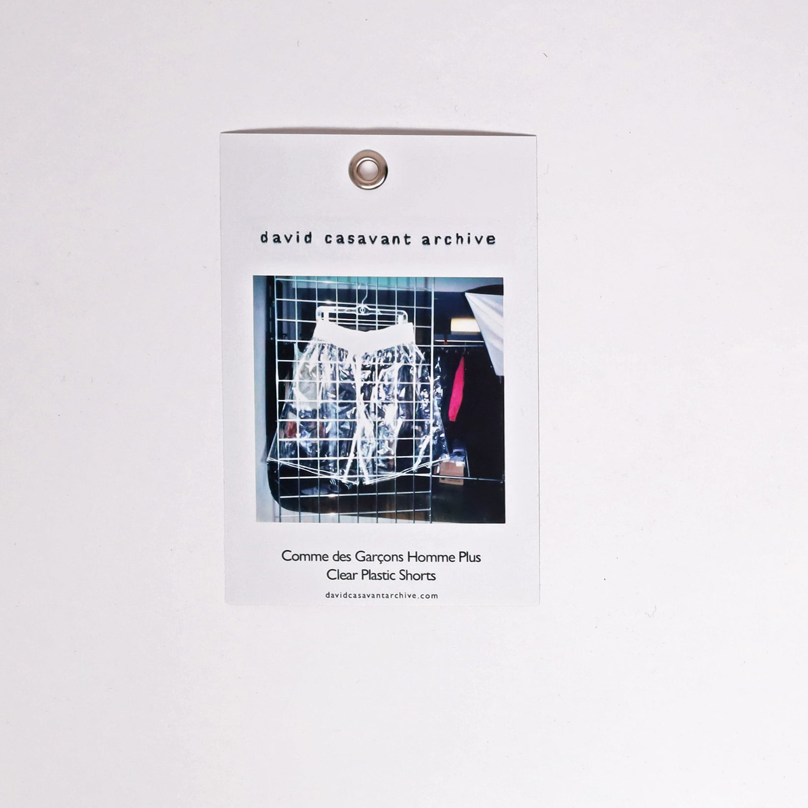 Comme des Garçons Homme Plus Clear Plastic Shorts – david casavant archive