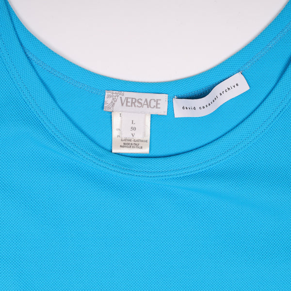 Versace Turquoise Spade Tank Top – david casavant archive