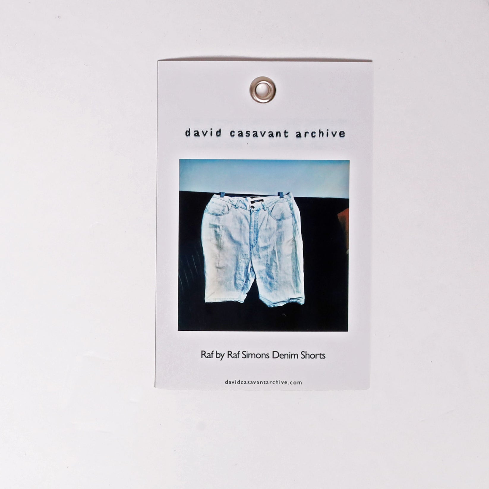 Raf by Raf Simons Denim Shorts – david casavant archive