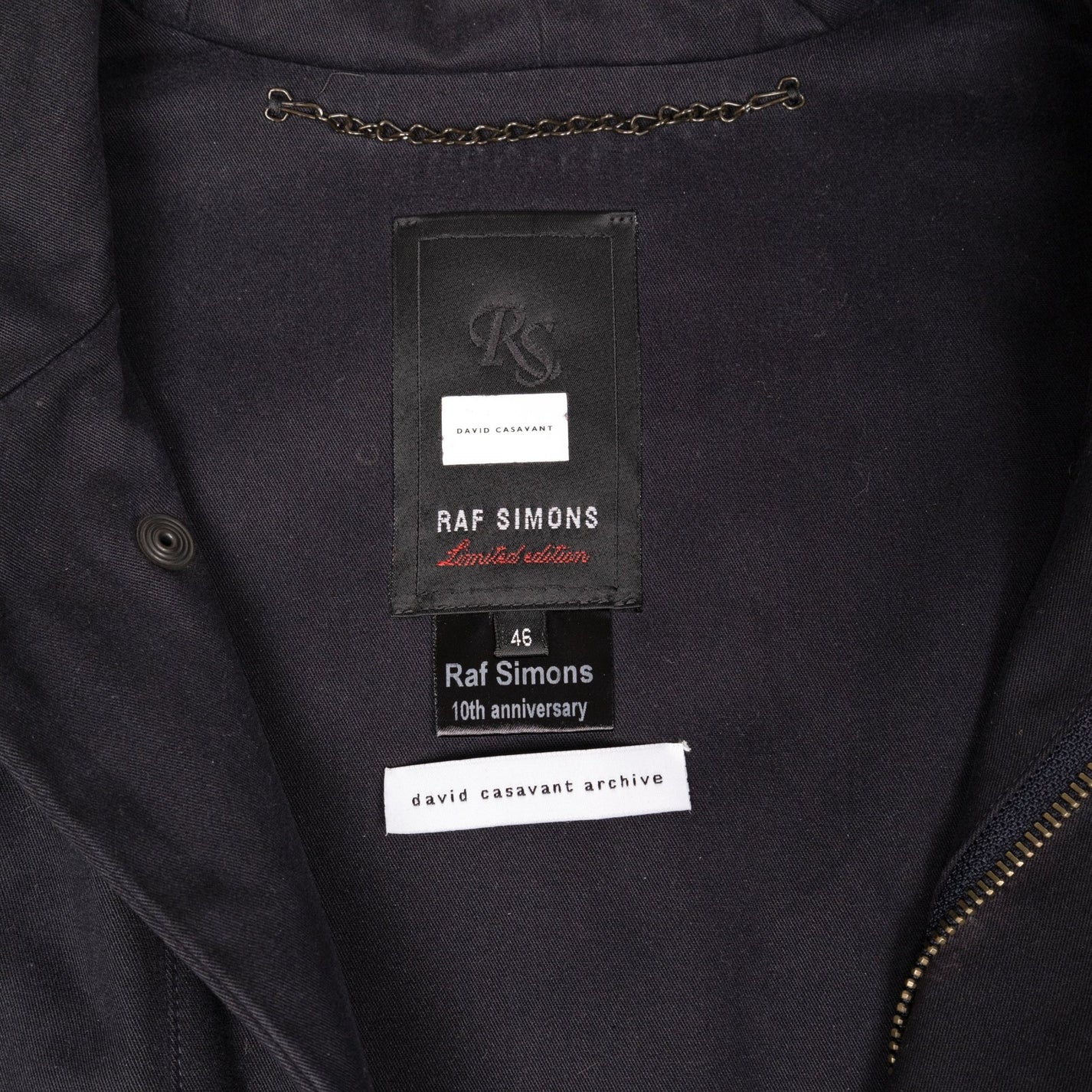 Raf Simons Limited Edition 10th Anniversary Teenage Riot Parka – david ...