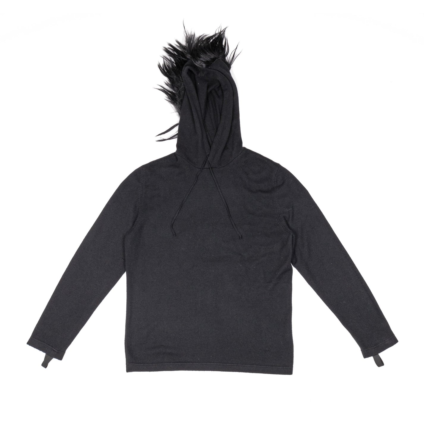 Helmut Lang Autumn / Winter 2003 Black Mohawk Hoodie – david casavant ...