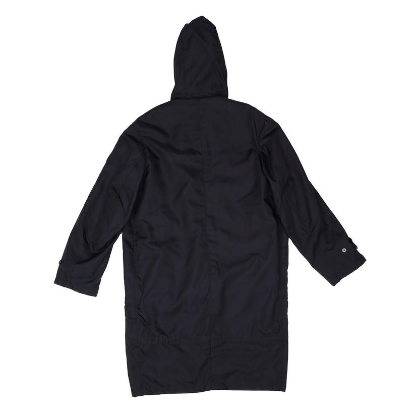 Helmut Lang Autumn / Winter 1998 Black Lined Coat – david casavant archive