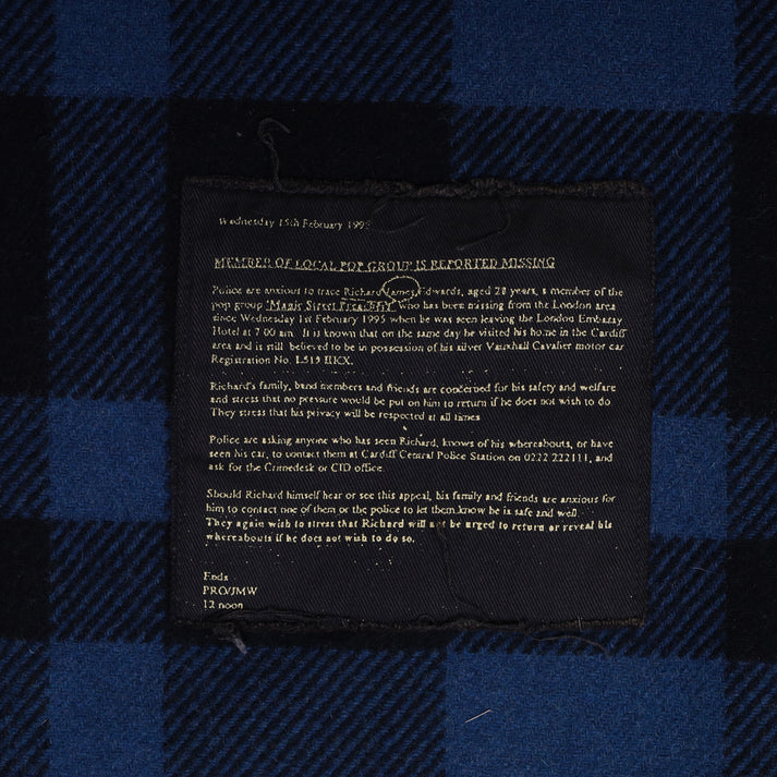 Raf Simons “Limited Edition” Patches Blanket – david casavant archive