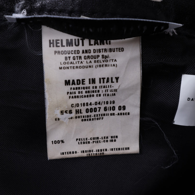 Helmut Lang Autumn / Winter 1999 Leather Pants – david casavant archive